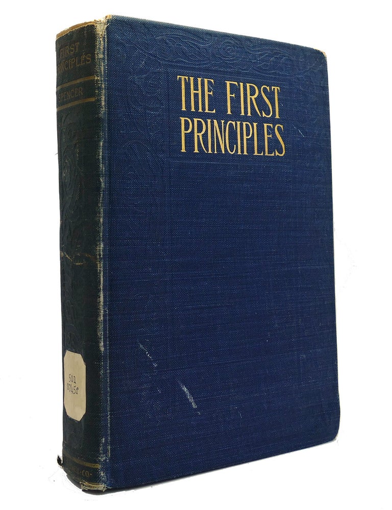 THE FIRST PRINCIPLES | Herbert Spencer | Fourth Edition