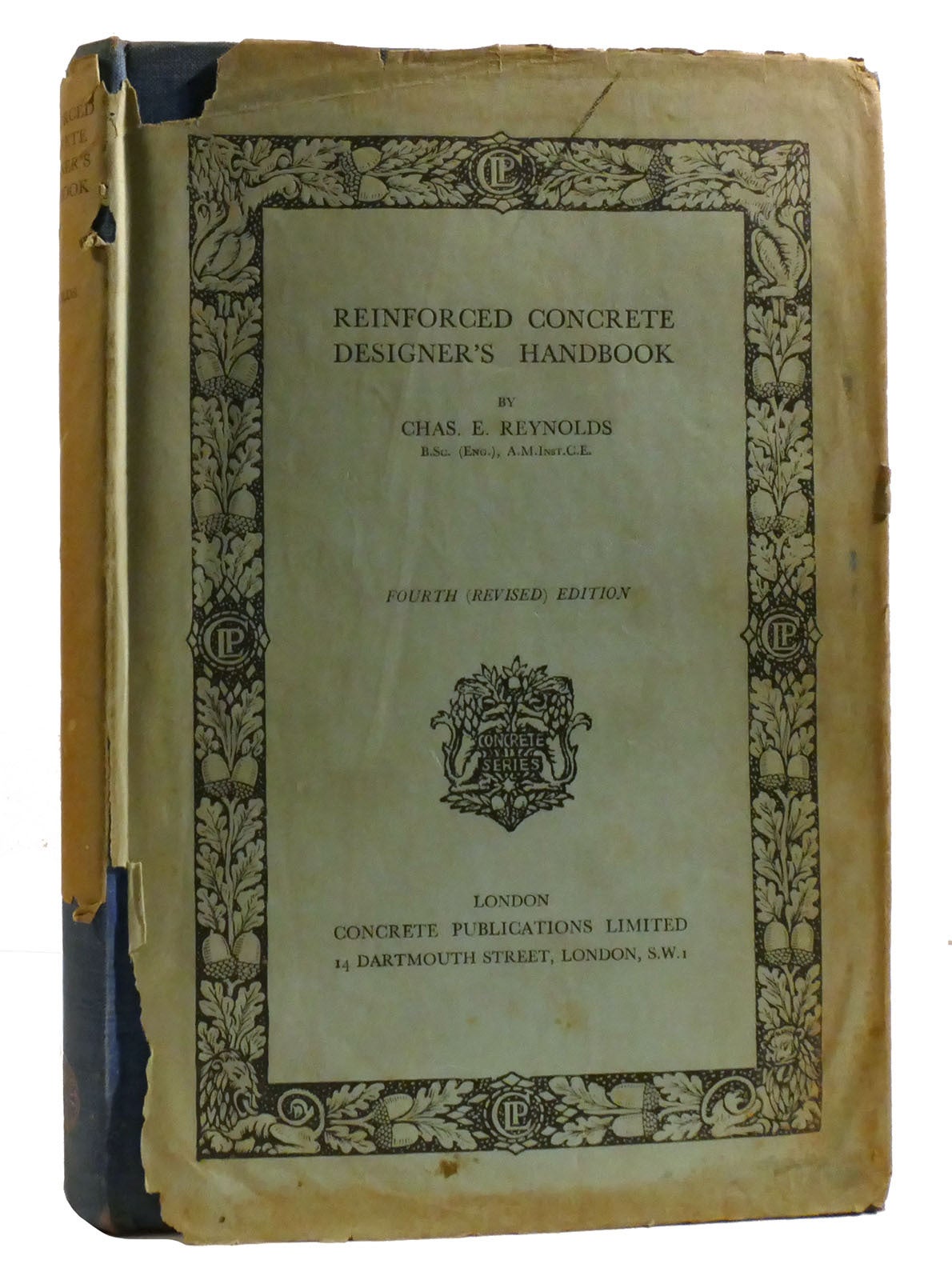 REINFORCED CONCRETE DESIGNER'S HANDBOOK | Chas E. Reynolds | Fourth ...