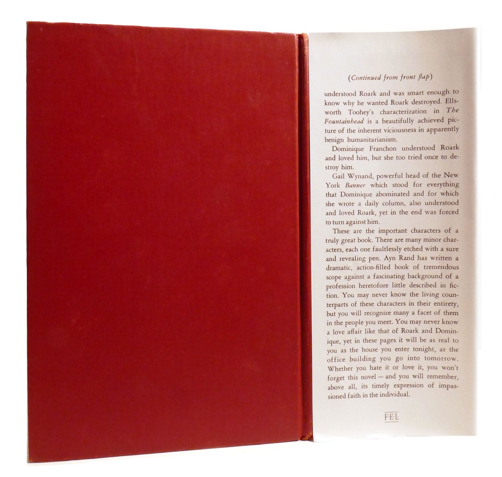 THE FOUNTAINHEAD | Ayn Rand | First Edition; First Printing