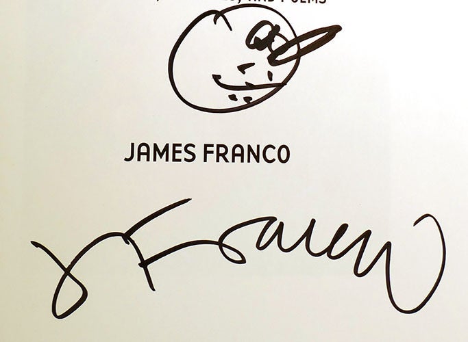 HOLLYWOOD DREAMING: STORIES, PICTURES, AND POEMS SIGNED | James Franco ...