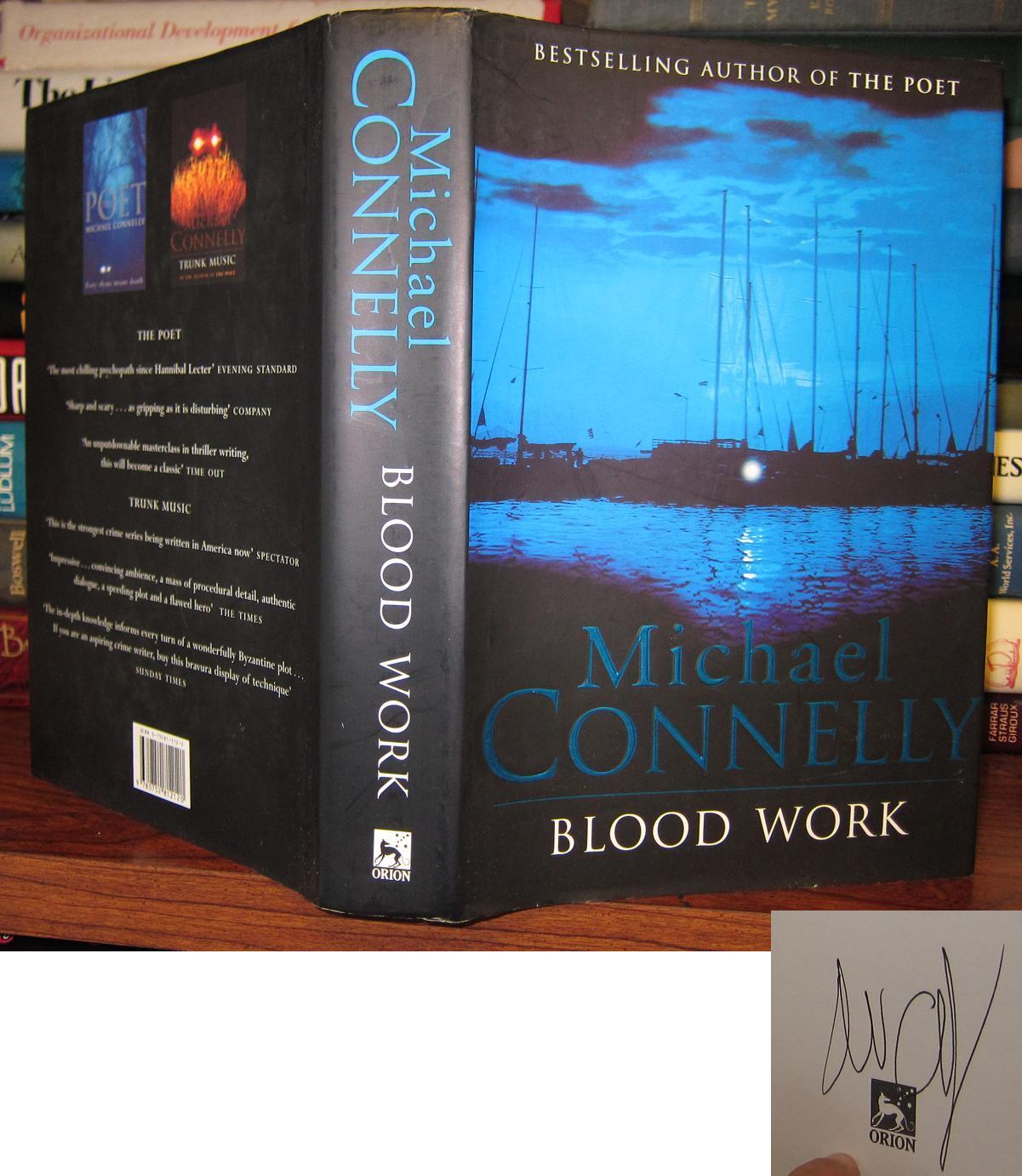 BLOOD WORK Signed 1st | Michael Connelly | First Edition; First Printing