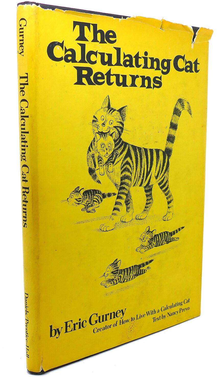 THE CALCULATING CAT RETURNS | Nancy Prevo Eric Gurney | First Edition ...